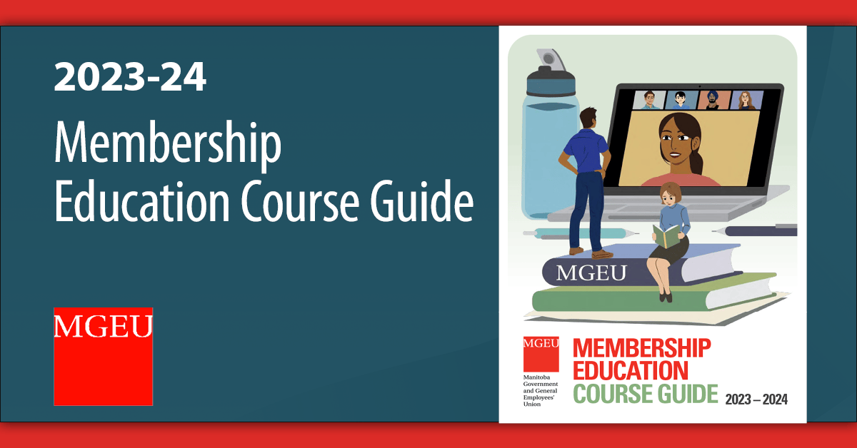 2023/24 Education Course Guide now available | MGEU - Manitoba ...