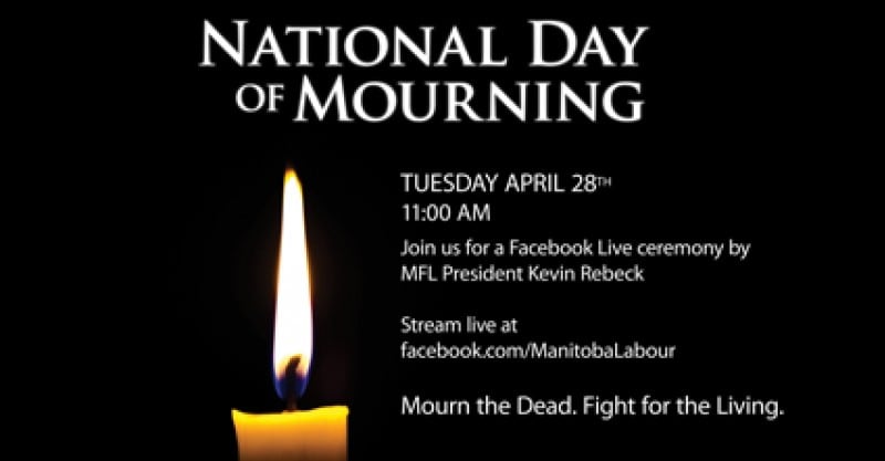 Day of Mourning Event goes Virtual for 2020 | MGEU - Manitoba ...